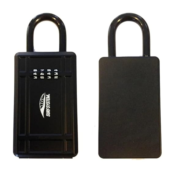 SURF SYSTEM Keysafe Combination Padlock Lock-Box - Key Pod, Hide-A-Key ...