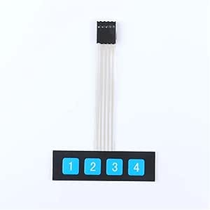 Amazon.com: IPUDIS 4 12 16 20 Key 4 * 4 Membrane Switch Keypad 1x4 3x4 ...