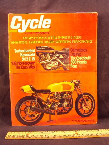 1975 75 November CYCLE Magazine (Features: Road Test on Can Am 175 MX-2 ...