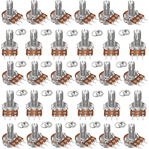 Snapklik.com : Taiss 30pcs 50K Potentiometer Variable Resistors 3 ...
