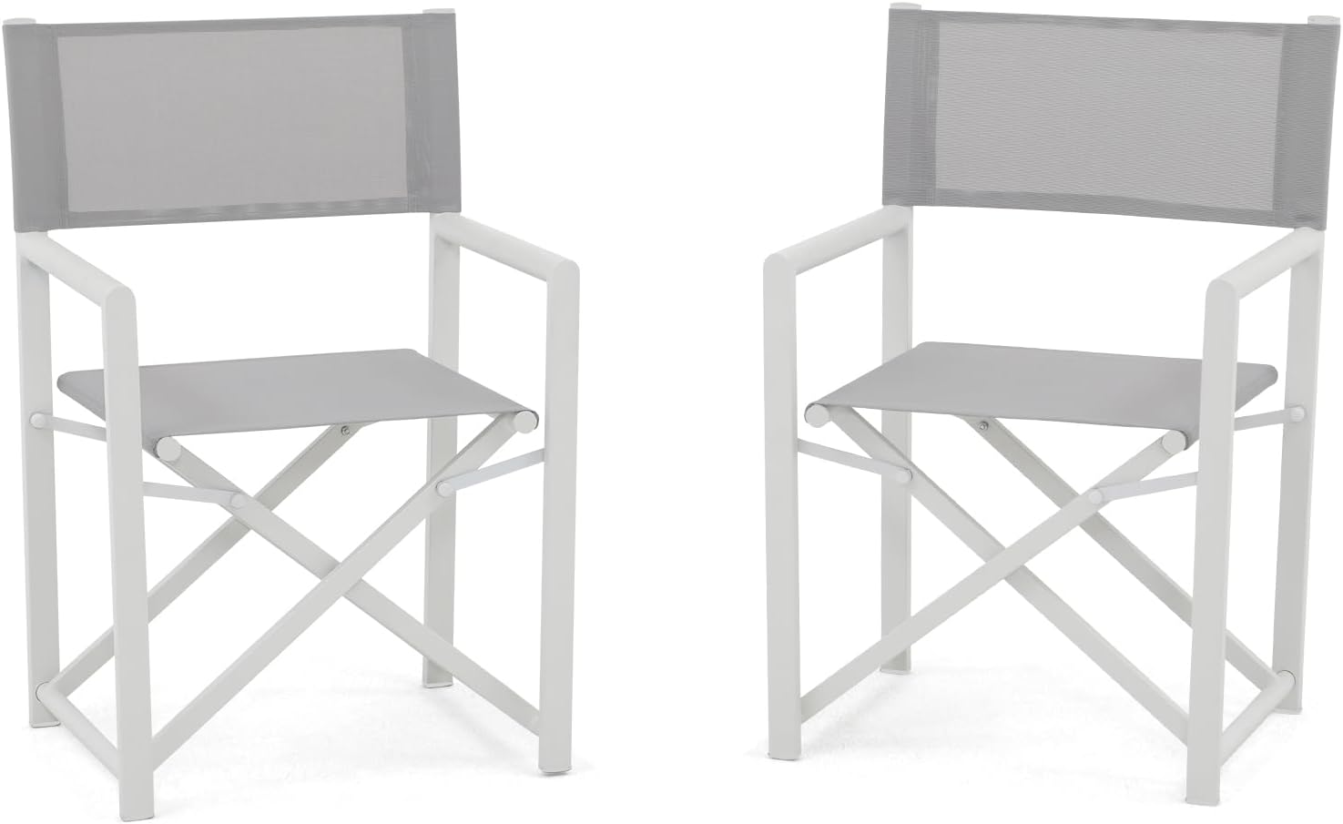Amazon.com: Soleil Jardin Outdoor Folding Director Chair Set of 2 ...
