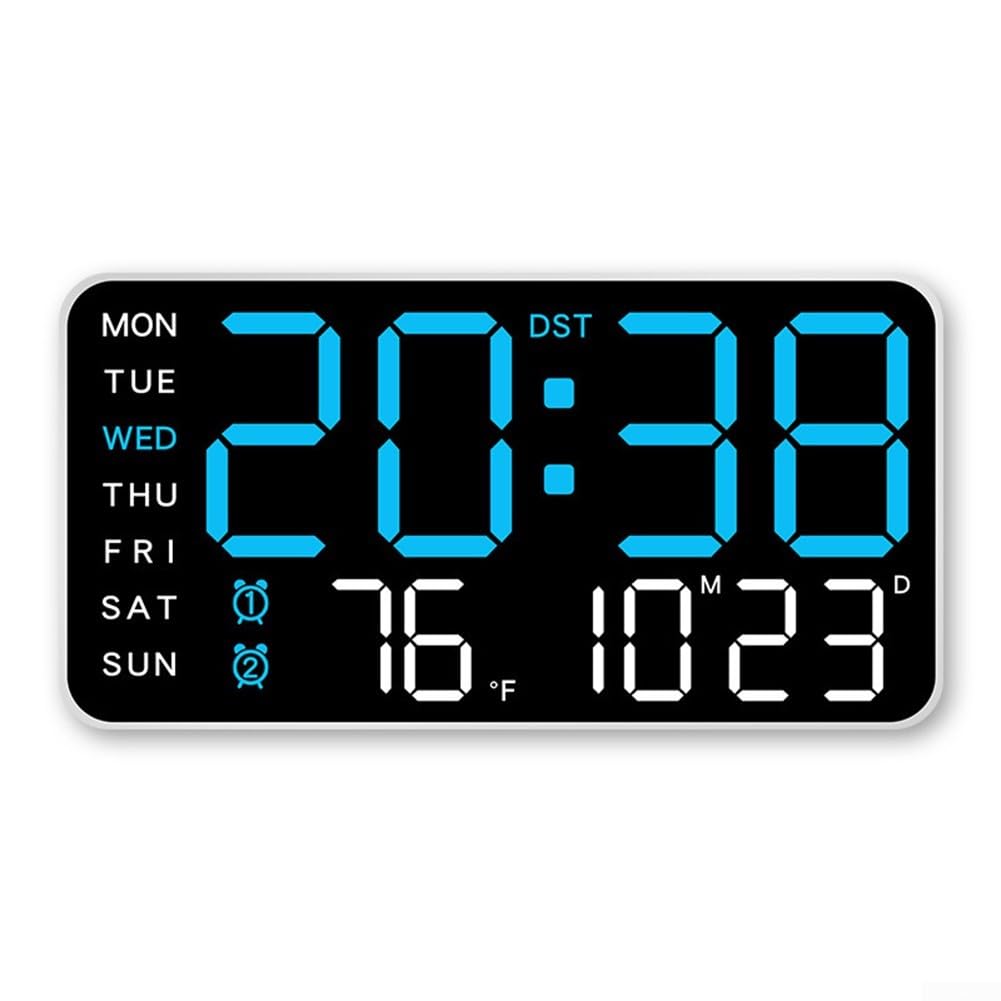 Orologio Da Parete Digitale Timegyro LED Alarm Clock Alimentato A ...