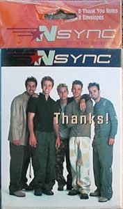 Official NSYNC Thank You Cards - From 2000 : Amazon.co.uk: Stationery ...