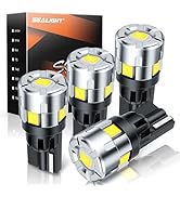 Amazon.com: SEALIGHT 194 LED Bulb Blue, License Plate Light, Dome Light ...