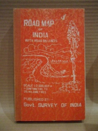 Amazon.com : Road Map of India with Road Distances (Scale 1:2,500,000 ...