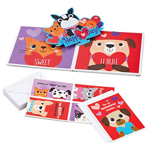 Snapklik.com : Hallmark Cats And Dogs Valentines Day Cards And Mailbox ...