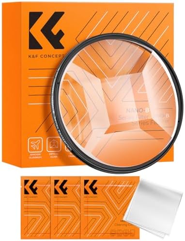 Amazon.com : K&F Concept 58mm Fractal Filter Rotatable Prism Camera ...