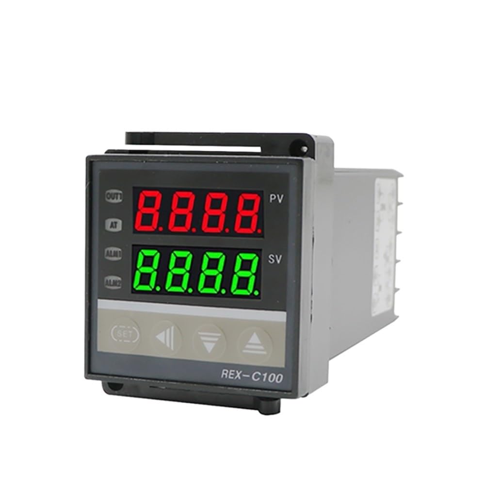 Snapklik.com : NQODRNDQ Digital PID Temperature Controller Thermostat REX-C100 + Max 40A SSR SSR ...