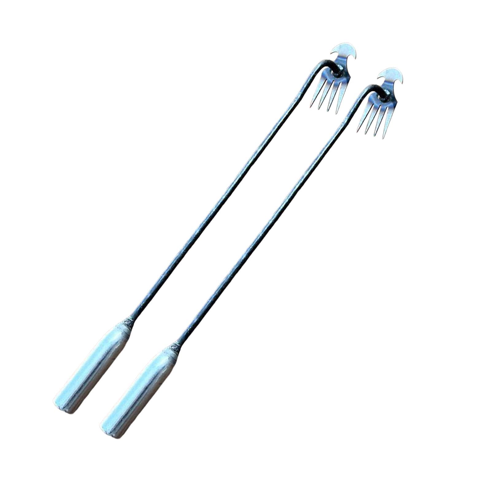 Amazon | STARTIST 手動除草除去プーラー、ステンレス鋼除去ツール、除草除去、小型除草プーラー、裏庭芝生庭用ハンド除草機, 50cm 2本 | 草削り