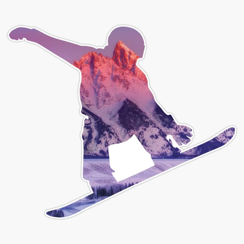Amazon.com - Snowboard Sticker Sticker Decal Bumper Sticker Waterproof 5"