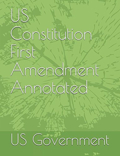Buy US Constitution First Amendment Annotated Online at desertcart INDIA