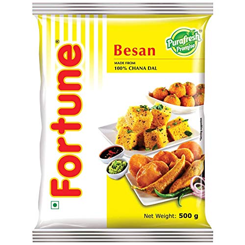Fortune Besan, 500 g Pouch : Amazon.in: Grocery & Gourmet Foods