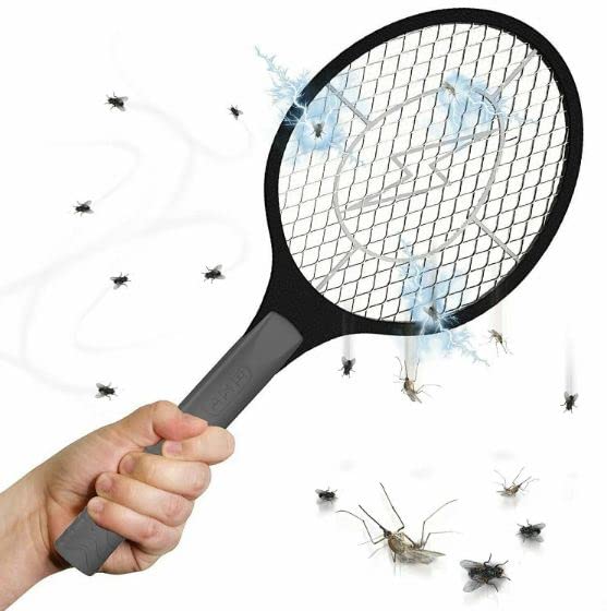 Electric Bug Zapper Racket Handheld Mosquitos Insects Killer Fly ...