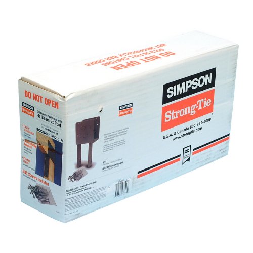 Amazon.com: Simpson Strong-Tie ECCQ46SDS2.5-R - End Column Cap for 4x ...