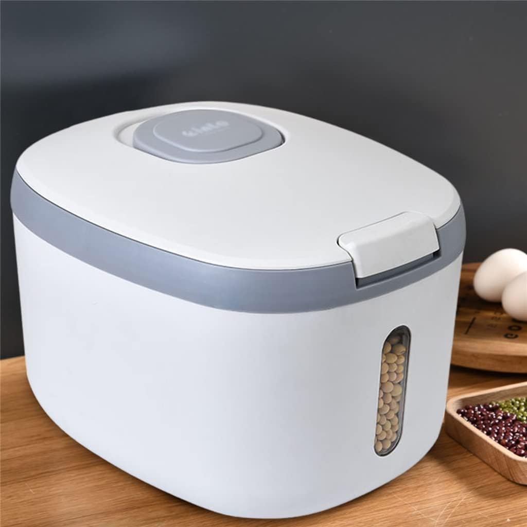 Amazon.com: UYSVGF Sealed Grain Container Airtight Rice Dispenser with ...