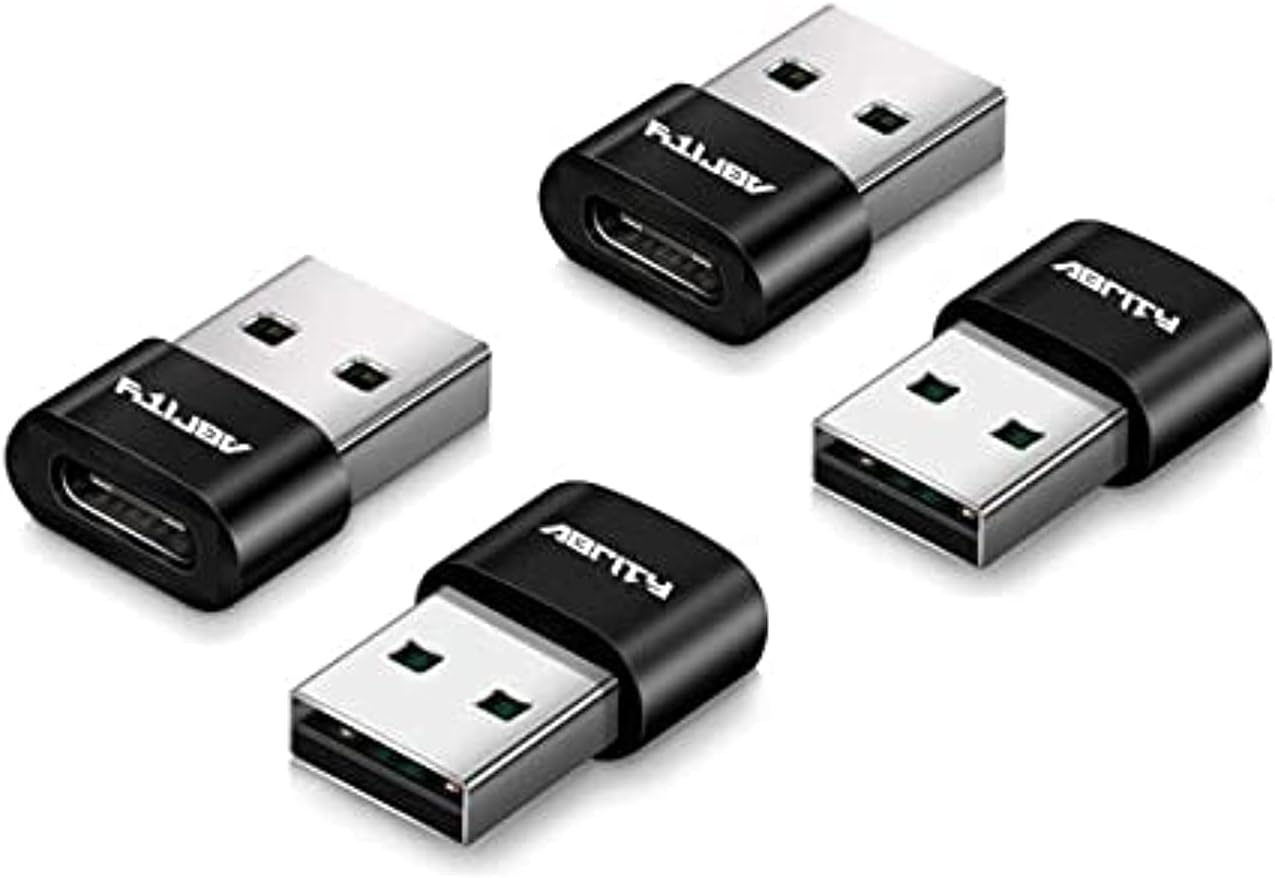 Amazon.com: Temdan USB to USB C Adapter 4 Pack,USB C Male to USB 3.0 ...