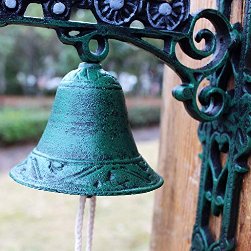 WYKDL Outdoor Dinner Bells Made of Copper Bracket Mounts Bell to Both ...