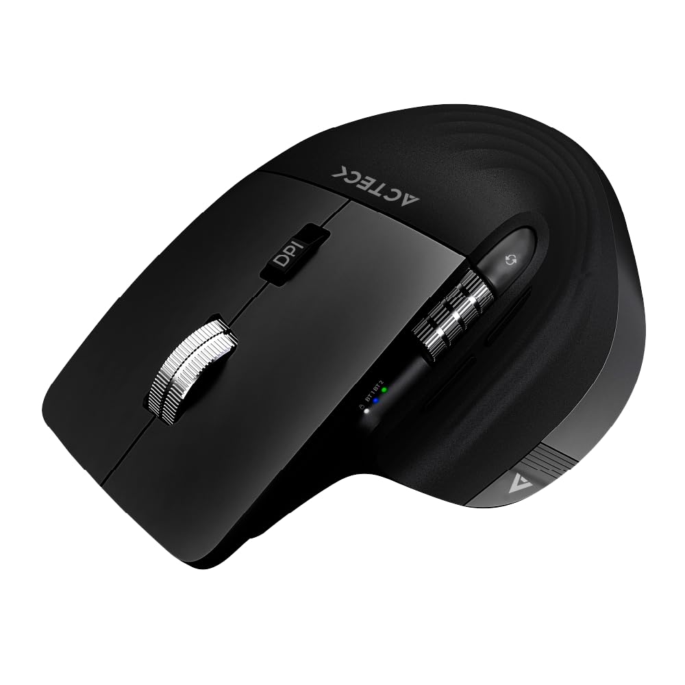 Acteck Mouse Ergonomico Profesional Virtuos Pro MI780 2.4 GHz + 2 Modos ...