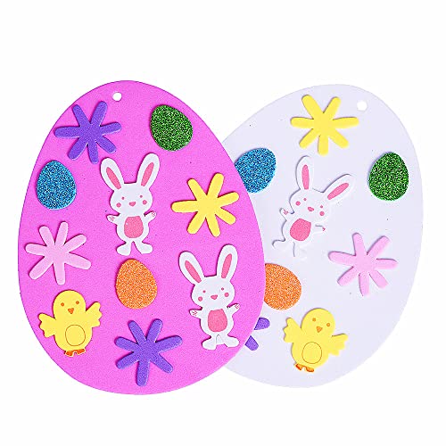 Snapklik.com : Max Fun 208PCS Easter Foam Stickers Set Easter Eggs ...