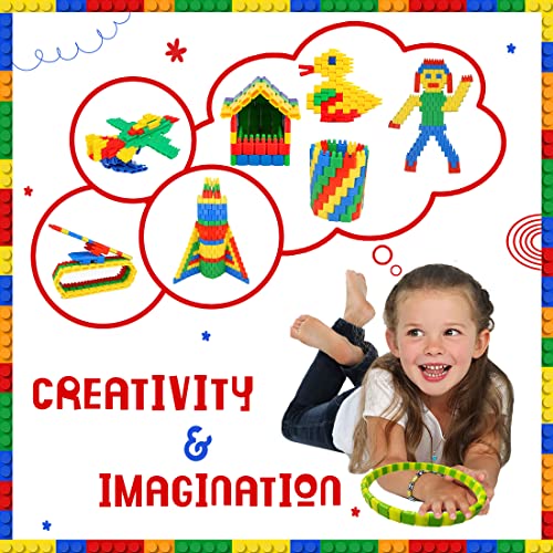 Wembley Construction Block Play Set for Kids, Educational Building ...