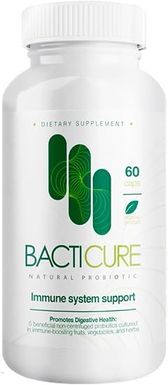 Amazon.com: BACTICURE Original Probiótico Natural probiotic,Capsule,60 ...