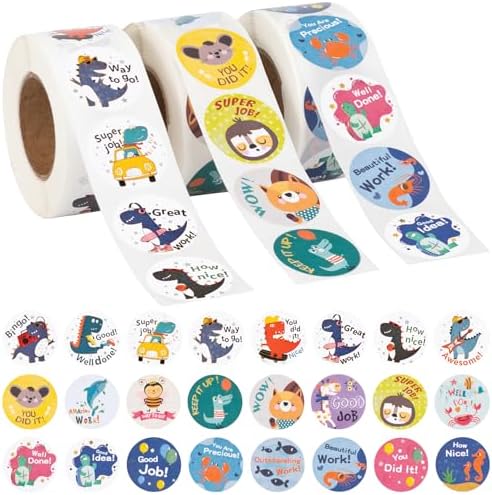Amazon.com: WANVAE 50pcs Cute Motivational Stickers for Kids, Teacher ...