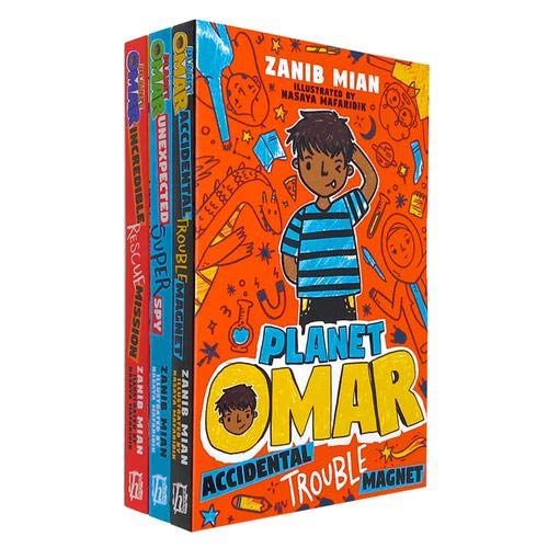 Planet Omar Series 3 Books Collection Set Unexpected Super Spy By Zanib ...