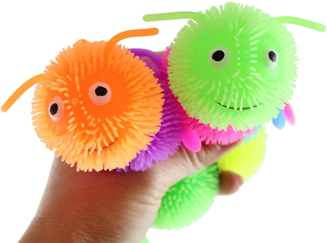 Amazon.com: Curious Minds Busy Bags Set of 2 Puffer Caterpillar 5.5 ...