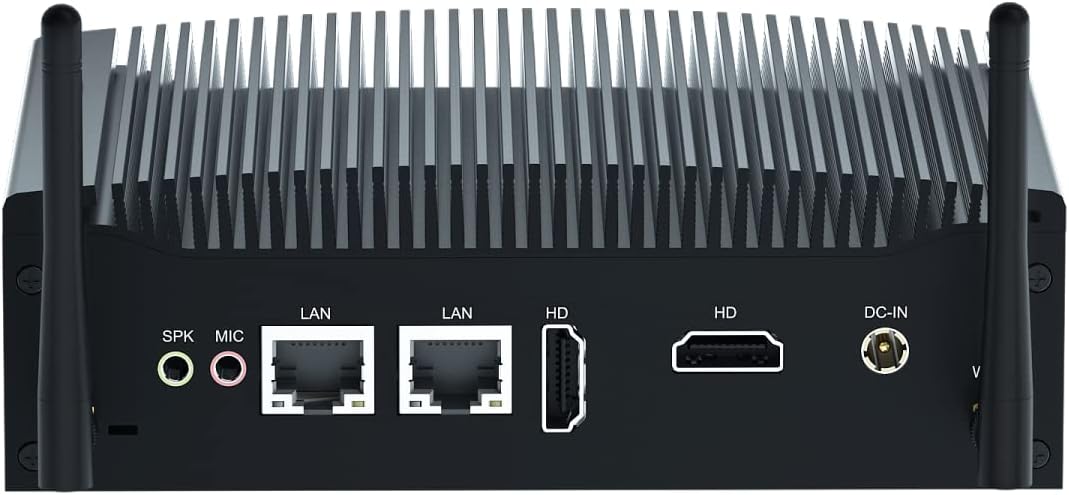 Amazon.com: VENOEN Fanless Mini PC Core i5 1235U (10C/12T), Industrial ...