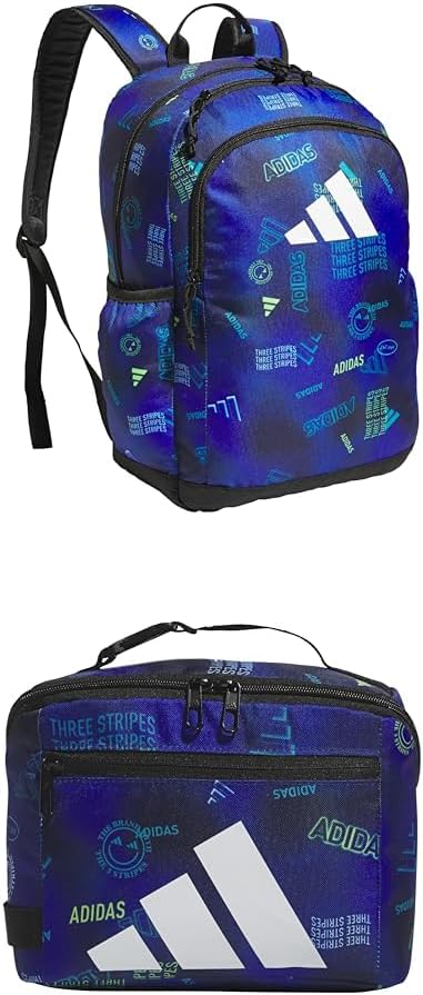 Amazon.com: adidas Affiliate Small Backpack + Lunch Bag, Collegiate ...