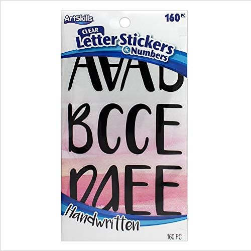 Amazon.com: ArtSkills Handwritten Poster, Project Letter Stickers, 3 ...