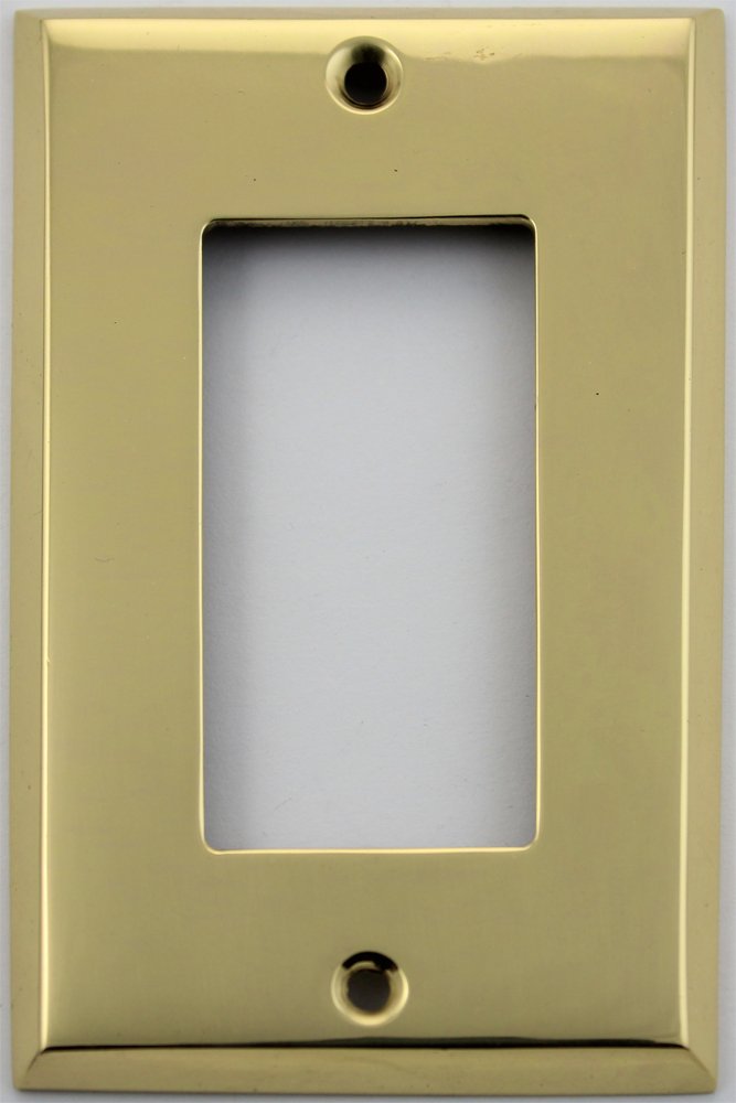 Polished Brass 1 Gang GFI/Rocker Wall Plate - Amazon.com