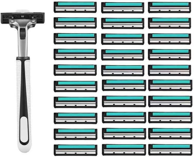Amazon.com: Disposable Razor, 2 Blade Razor for Men 36 Cartridges ...