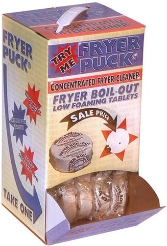Amazon.com : Discovery Products Fryer Puck® 4 oz. Boil-Out Tablet, Box ...