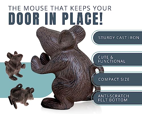 Snapklik.com : Cast Iron Mouse Door Stop By Comfify- Decorative Vintage ...