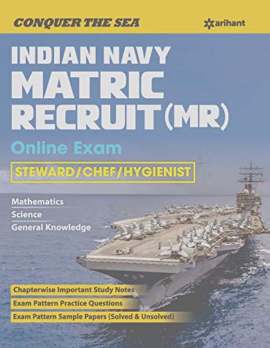 Indian Navy MR & NMR Steward, Cook & Topass Recruitment Exam: Arihant ...