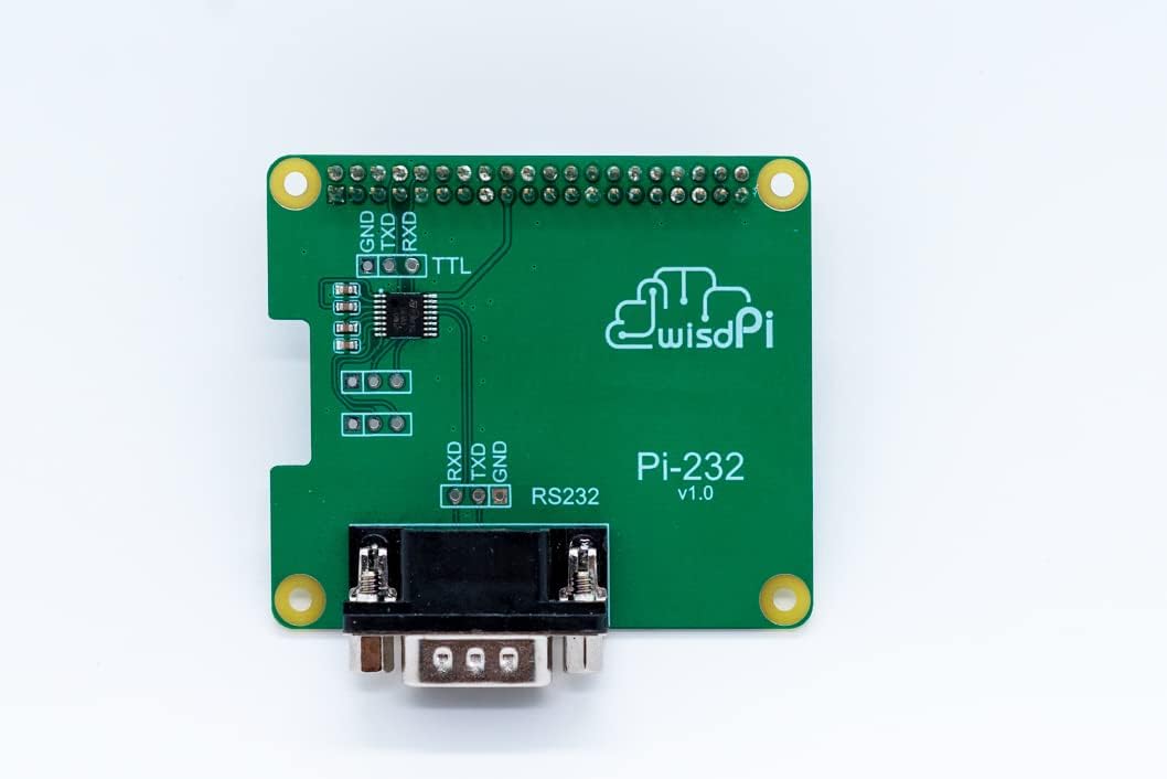 Amazon.com: RS232 Hat Expansion PCB Board for Rapsberry Pi 4/3/2/A+/B+ ...