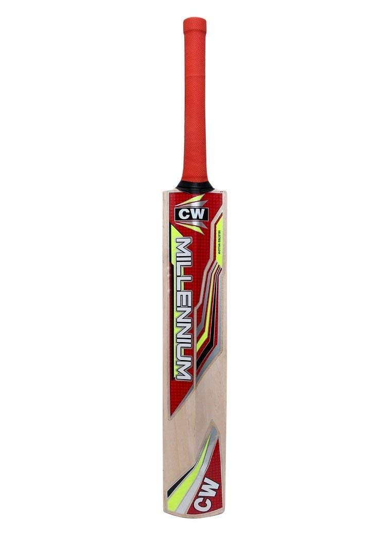 CW Millennium Kashmir Willow Cricket Bat Junior Size 4, 5, 6 Light ...