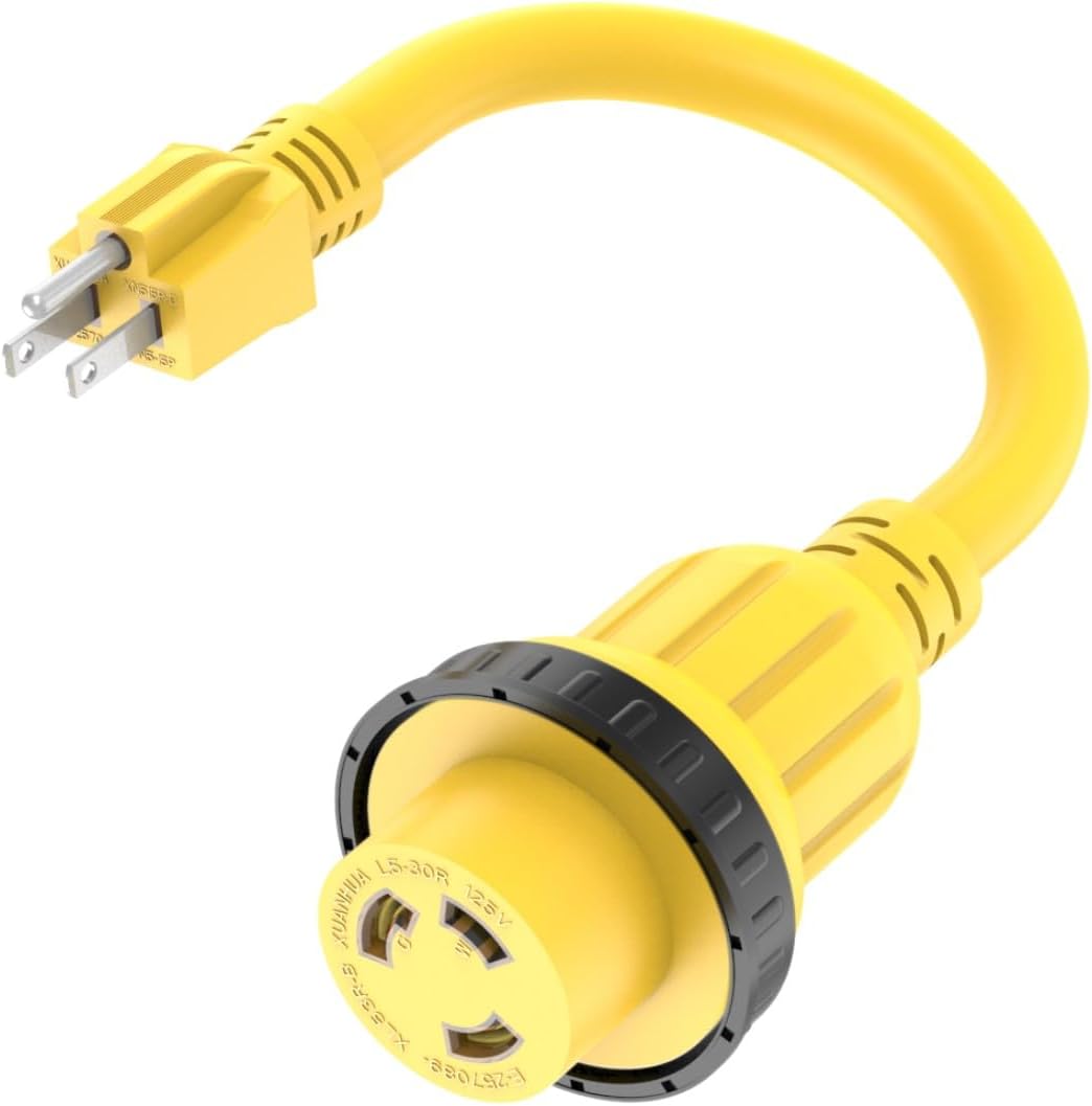 Amazon.com: Parkworld 691968 Shore Power Adapter Cord Household 15A ...