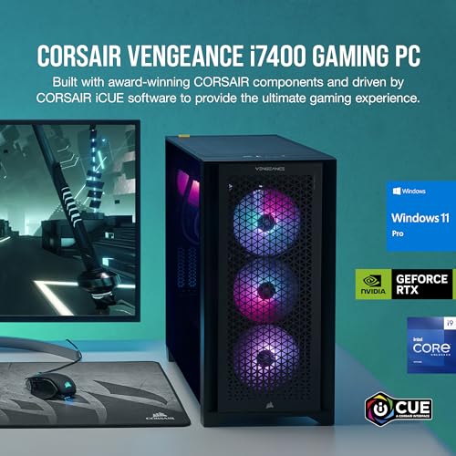 Corsair Vengeance i7400 Series Gaming PC - Liquid Cooled Intel Core i9 ...