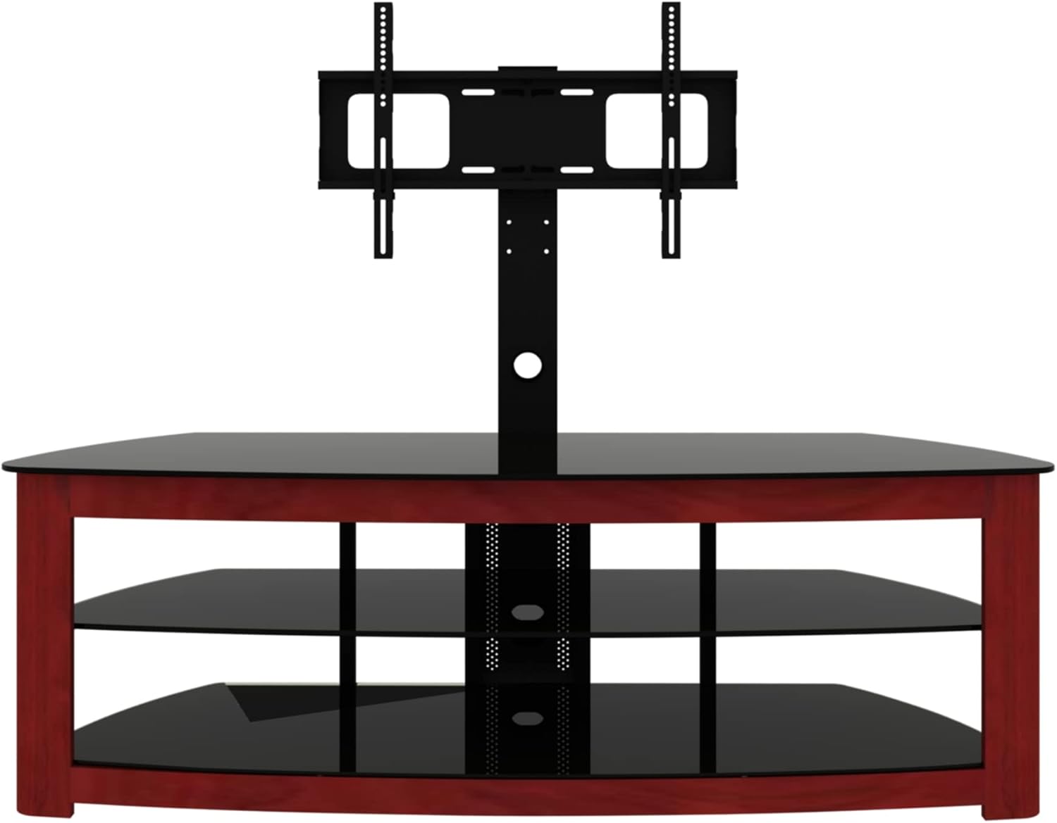 Amazon.com: IANIYA Swivel Floor TV Stand, Glass Tv Stand, Height ...