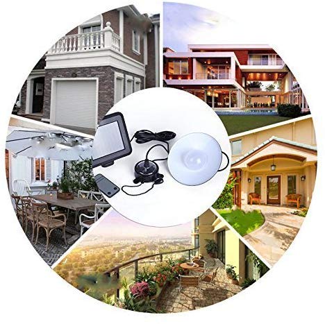 Kyson Solar Lights,Solar Powered Led Shed Light with Remote Control and ...