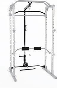 Amazon.com: Fitness Reality Power Cage Squat Rack with Optional LAT ...