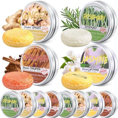 Amazon.com : Dansib 12 Pack Shampoo Bars for Hair Organic Solid Soap ...