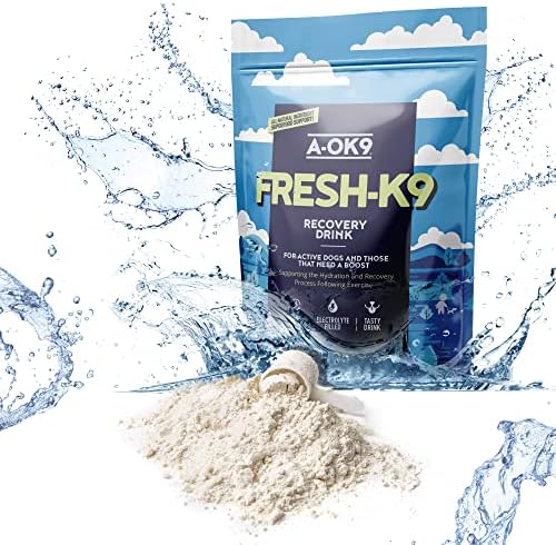 A-OK9 Fresh-K9 Recovery Drink for Dogs - 1 x 200g Pouch - Electrolyte ...