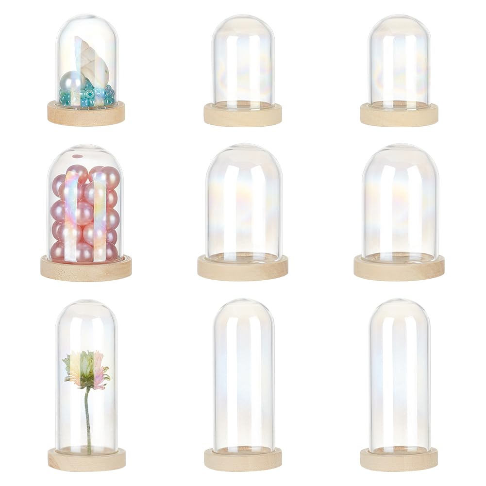 Potion Bottles PH PandaHall 8pcs Glass Cloche Bell Jars - 4 Sizes ...