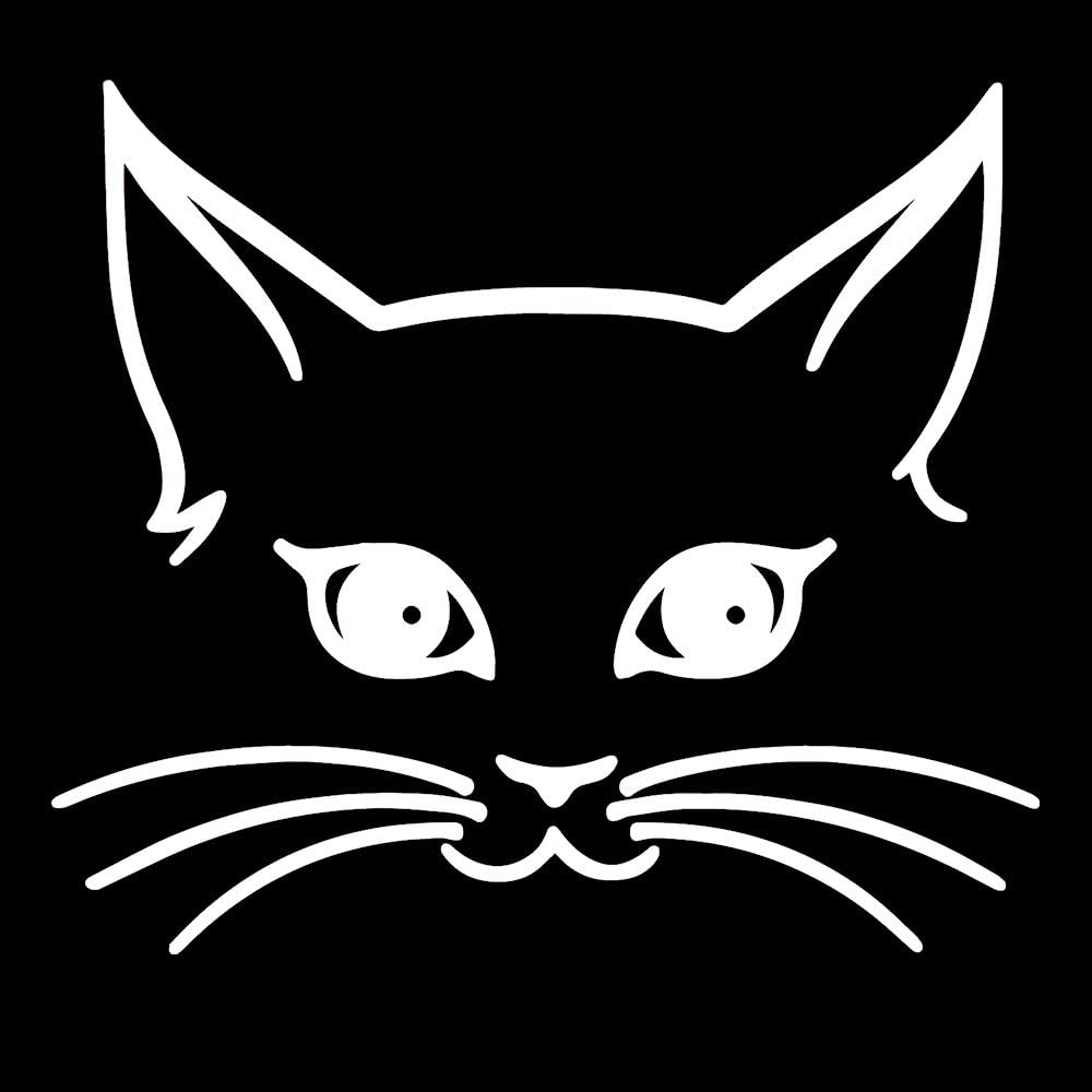 Amazon.com: Kitten Cute Meow Vinyl Sticker - Car Phone Helmet Bumper ...