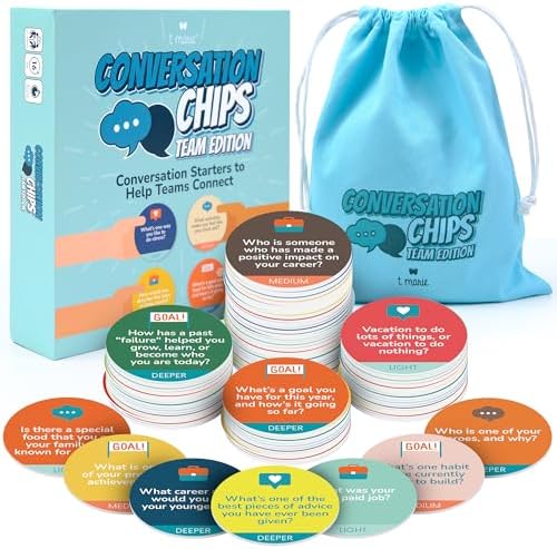 Amazon.com: T MARIE Conversation Chips Team Building Game - Fun Ice ...