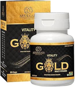 Amazon.com: AYUUGAIN Vitality Gold Capsule with Monoatomic Gold ...