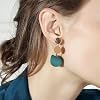 DICOSMETIC 925 Sterling Silver Flat Pad Earring Studs 4mm With ...